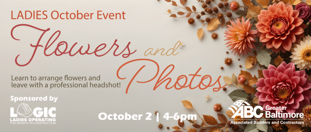 LADIES October Event: Flowers and Photos - ABC Greater Baltimore Events ...